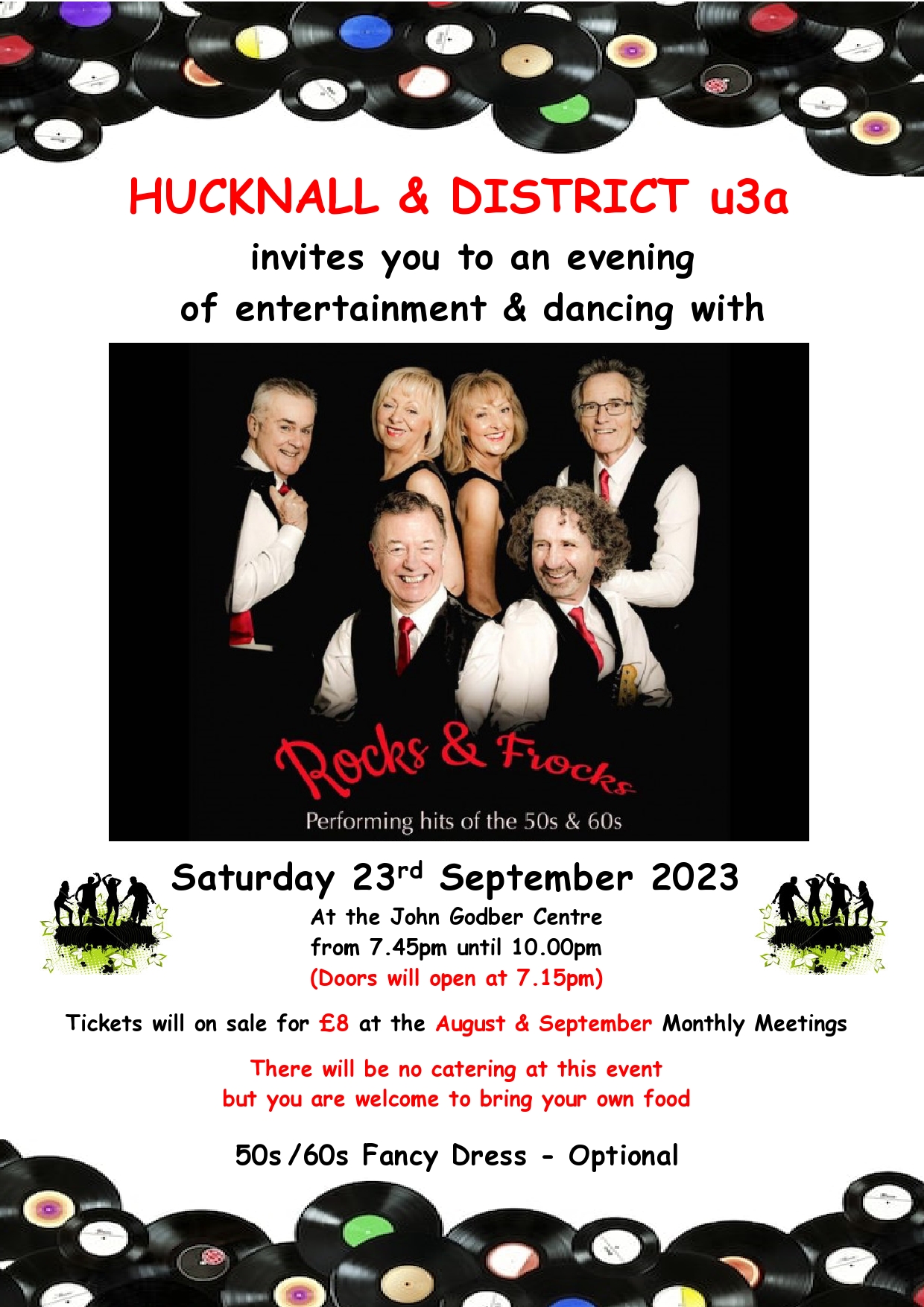 Rocks & Frocks – Dance Evening | Hucknall and District U3A