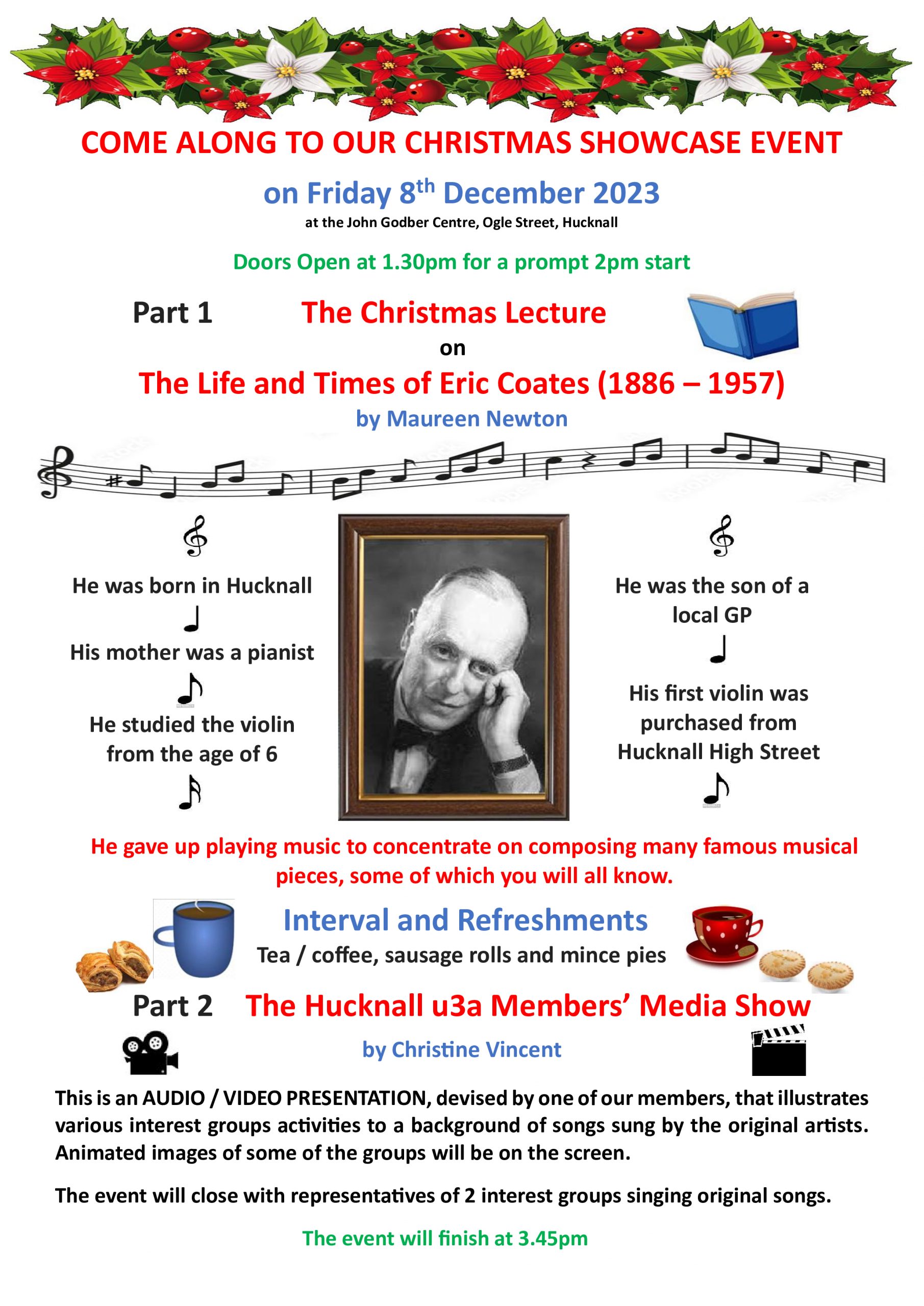 The Life and Times of Eric Coates (1886-1957) | Hucknall and District U3A